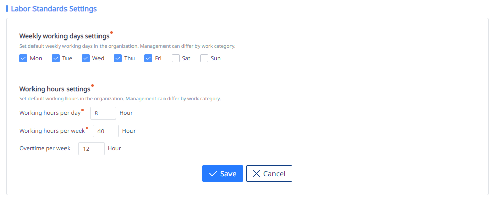 Setting Attendance Info – Docswave help